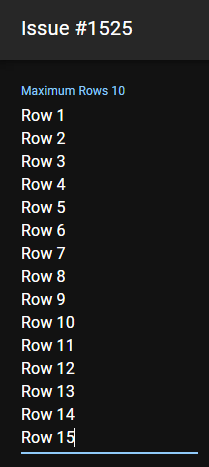 New-UDTextBox ignores the MaxRows parameter · Issue #1525 · ironmansoftware/powershell-universal ...
