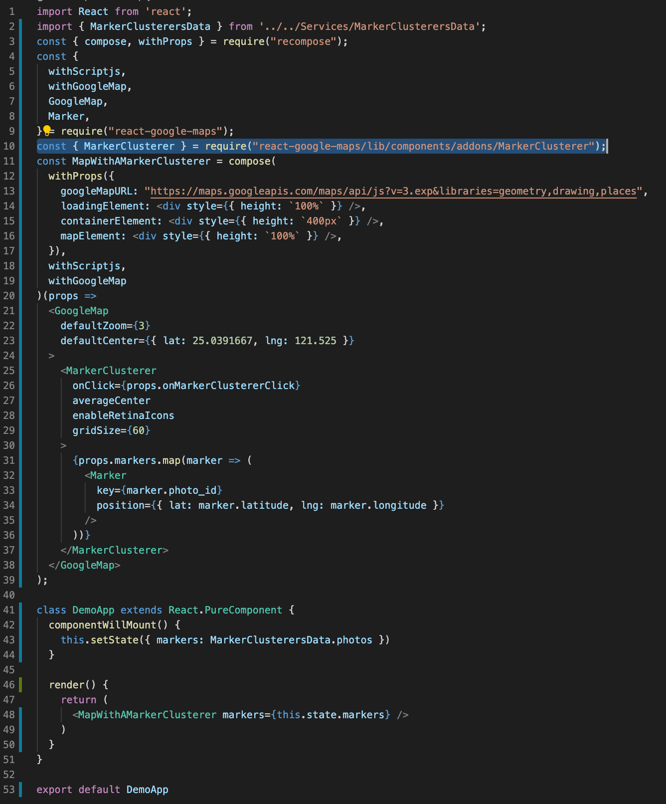 Use MarkerClusterPlus in react web · Issue #642 · googlemaps/v3-utility-library · GitHub