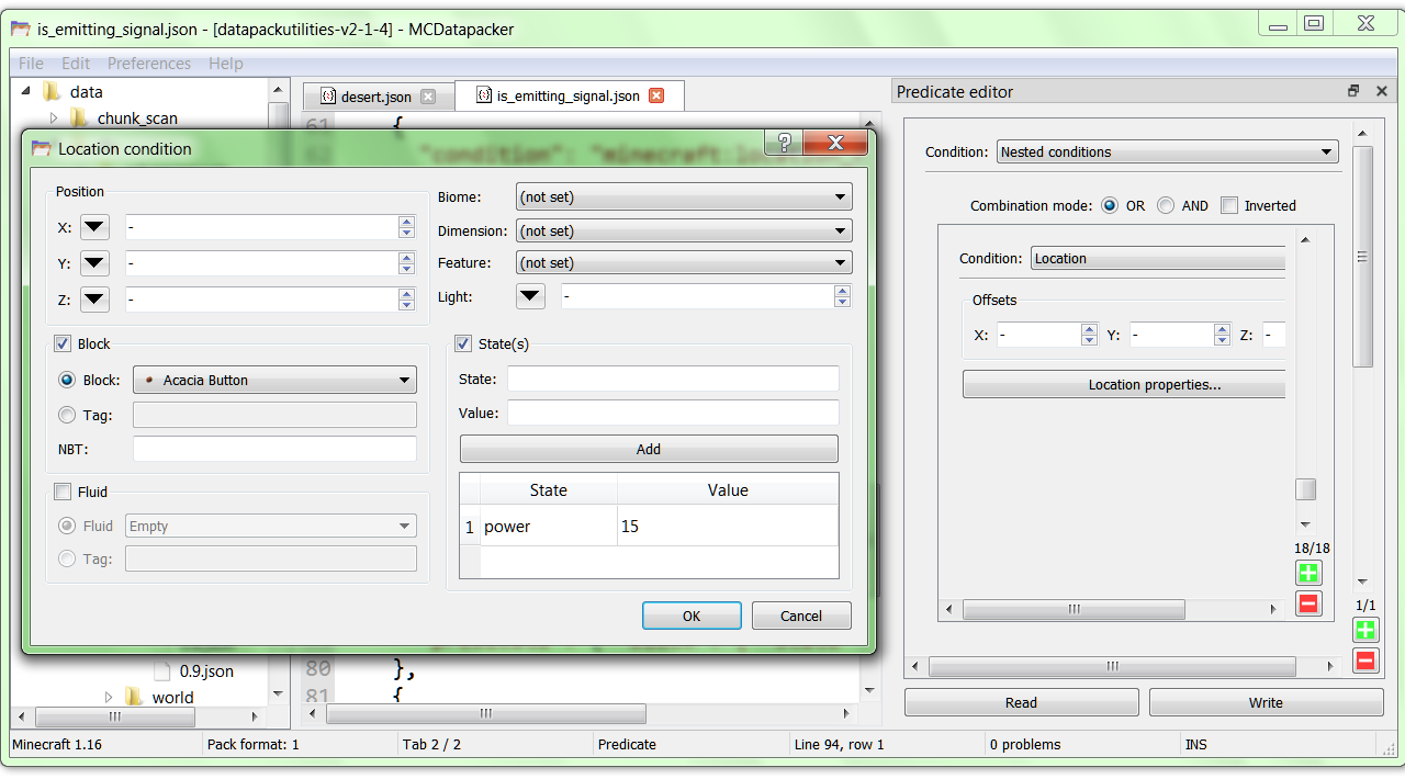 GitHub - IoeCmcomc/MCDatapacker: A Minecraft datapack maker supporting ...