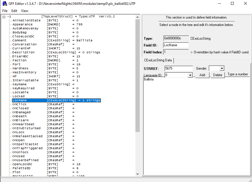 Toolset is overriding TLK references (strref). · Issue #370 · Beamdog ...