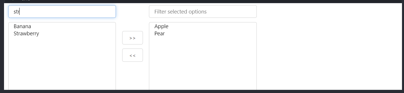 CrossSelector filter does not filter options · Issue #4337 · holoviz/panel · GitHub