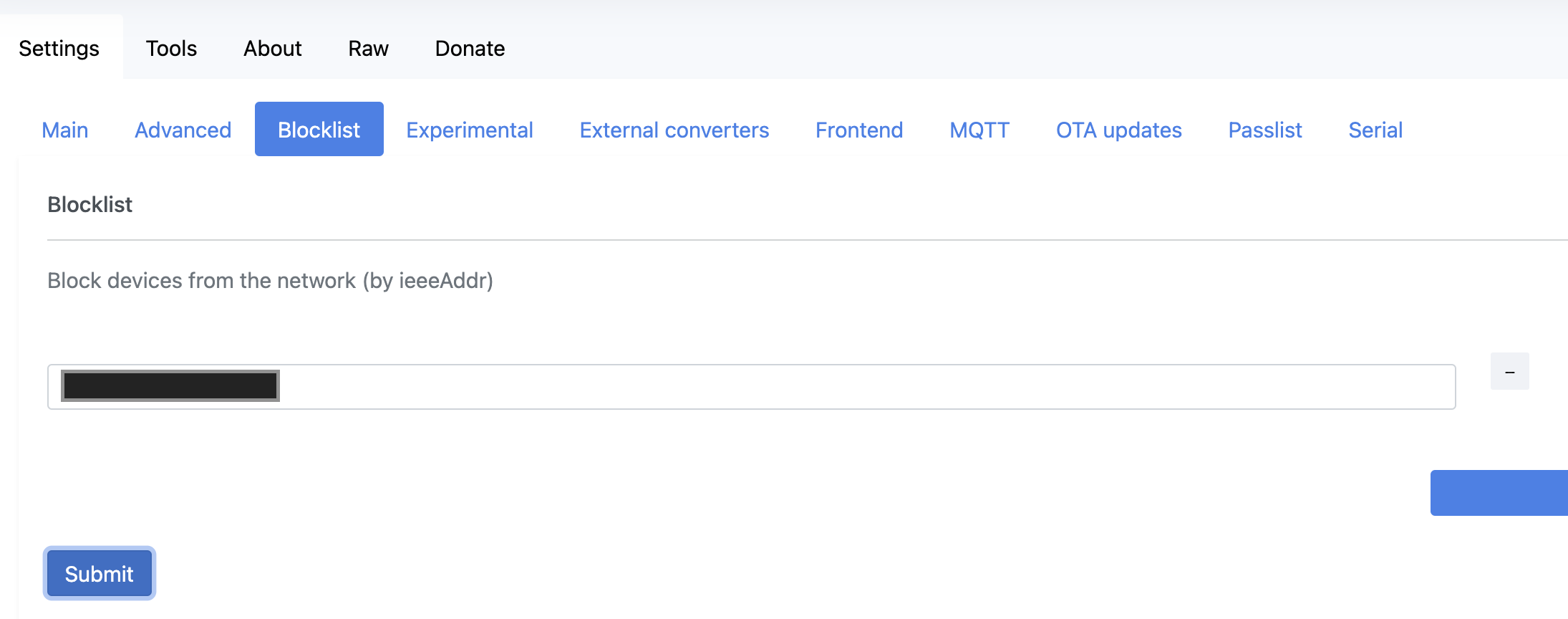Removing Device From Blocklist Doesnt Work · Issue 8266 · Koenkkzigbee2mqtt · Github 