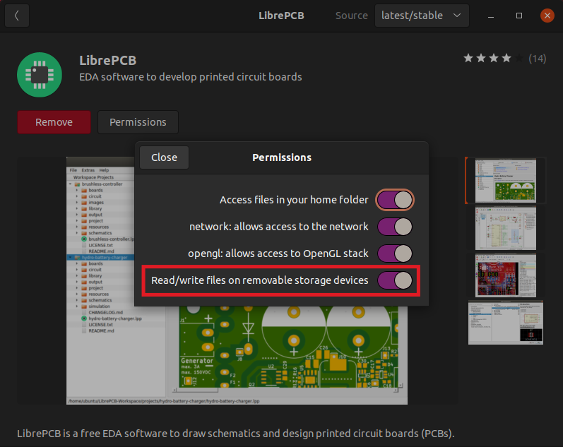 Cannot access directories from within LibrePCB · Issue #2 · LibrePCB/librepcb-snap · GitHub