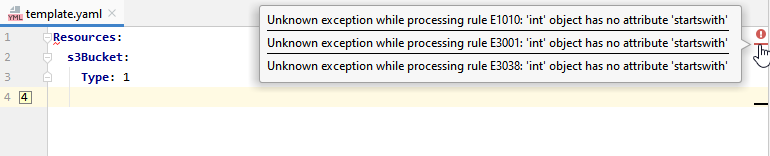 Need To Validate That Resource Type Is A String · Issue 1521 · Aws Cloudformationcfn Lint · Github