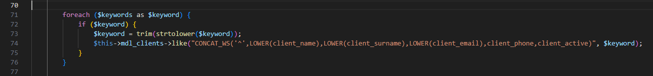 Add trim to client search · Issue #992 · InvoicePlane/InvoicePlane · GitHub