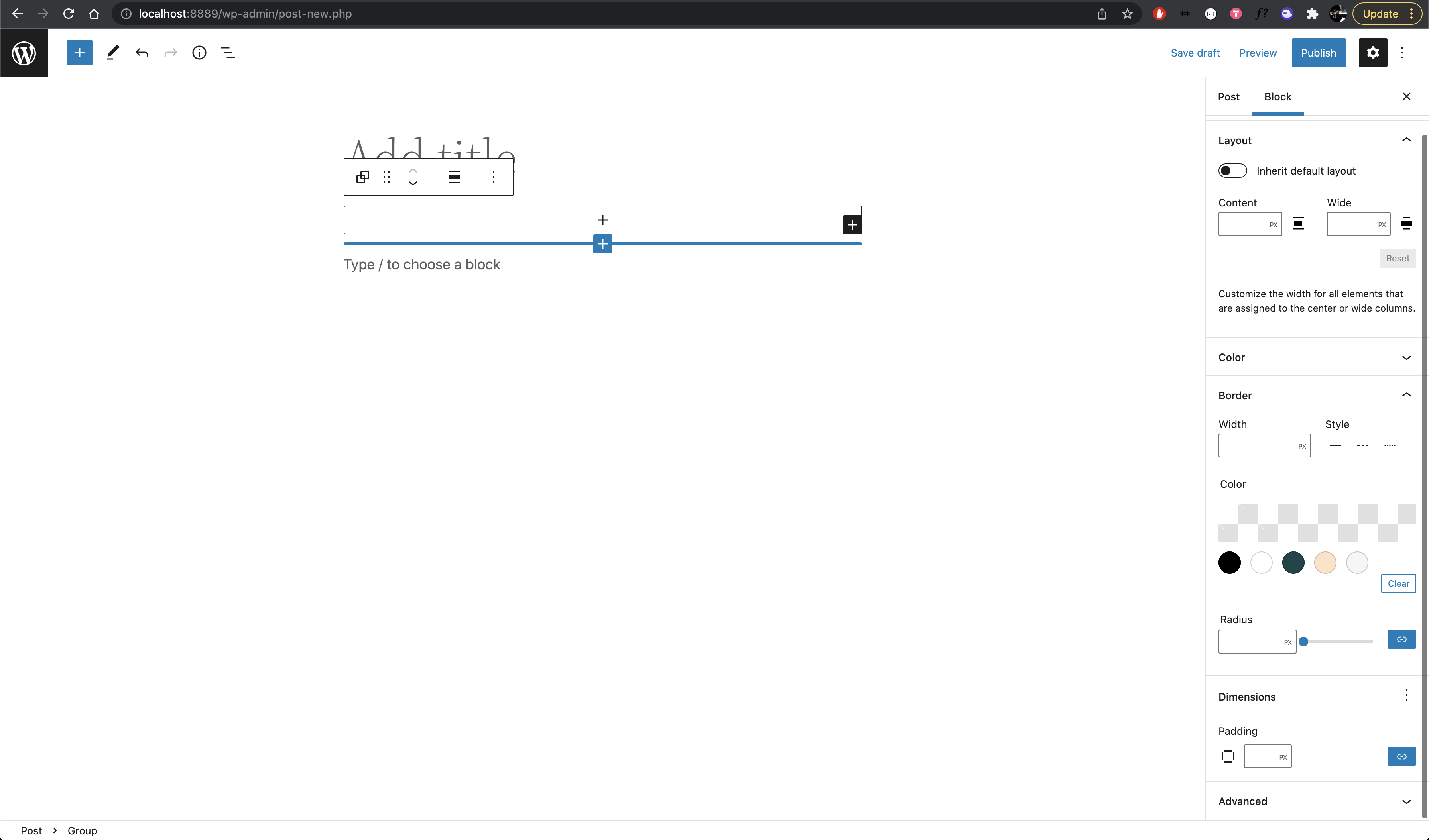 appearanceTools to theme.json — is it working? · Issue #266 · WordPress/twentytwentytwo · GitHub