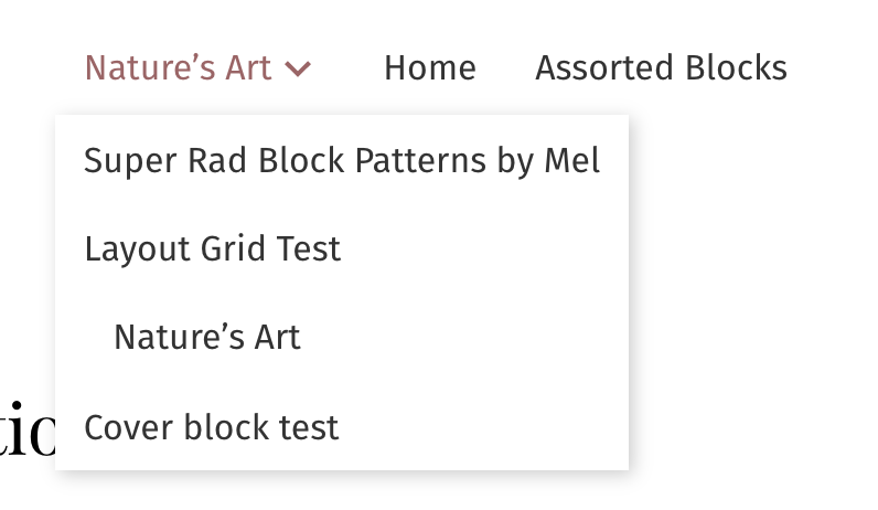 Varya: update navigation block styles · Issue #116 · Automattic/themes-workspace · GitHub