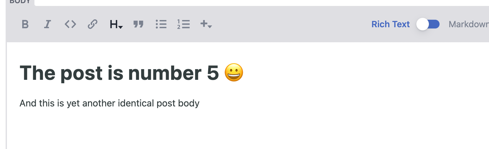 The Editor Removes Emojis · Issue 6572 · Decaporg Decap Cms · Github