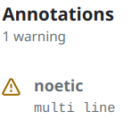 Multiline annotations are not correctly displayed. · Issue #1507 · actions/toolkit · GitHub