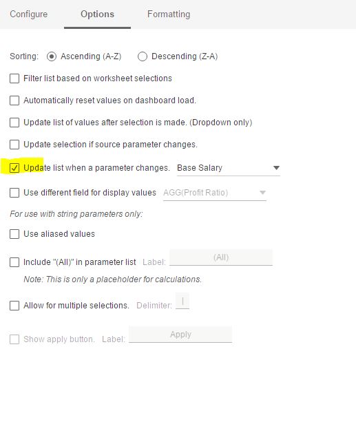 Feature Request: Cascading of data driven parameters (If we are using more than two data driven ...