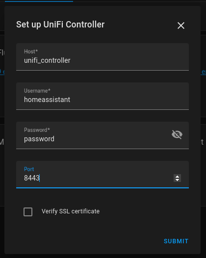 Unable to configure unifi integration · Issue #60571 · home-assistant/core · GitHub