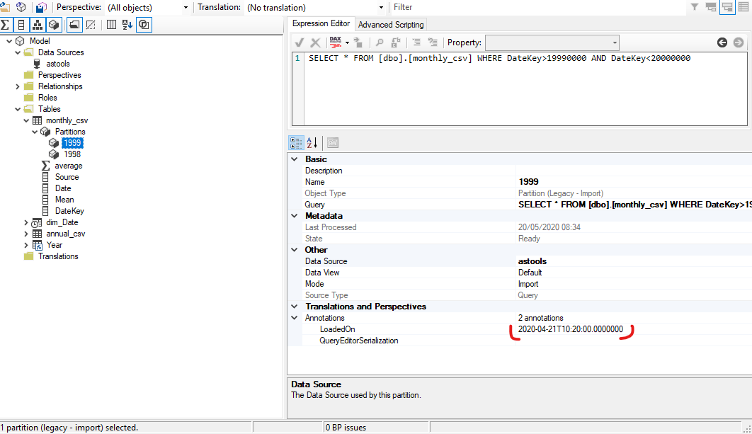 The JSON DDL request failed with the following error: Cannot convert ...