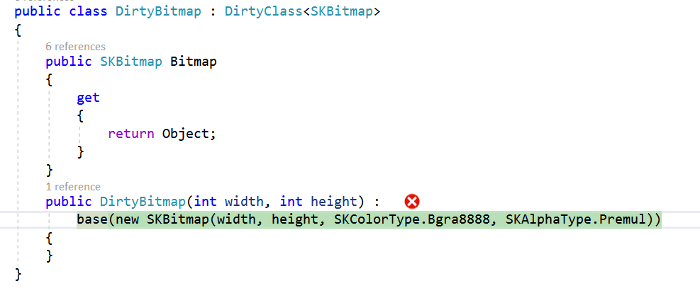Bug Weird Error When I Try To Instantiate A Skbitmap · Issue 1112 · Monoskiasharp · Github