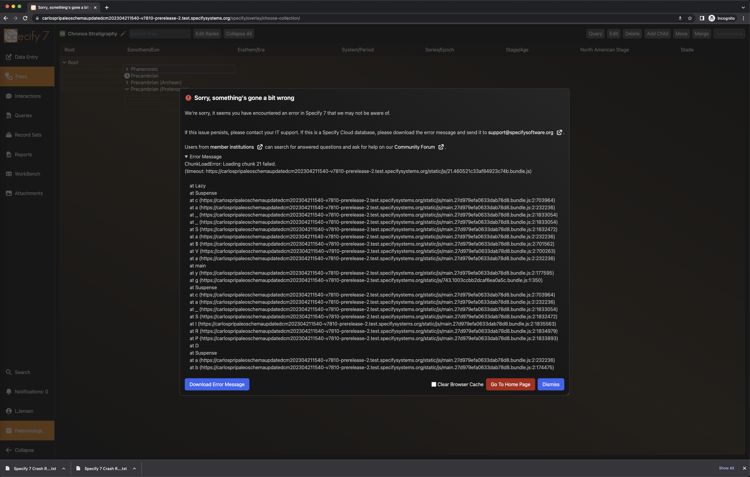 Prolonged fetching of large trees, prevents you from using other parts of Specify · Issue #3433 ...