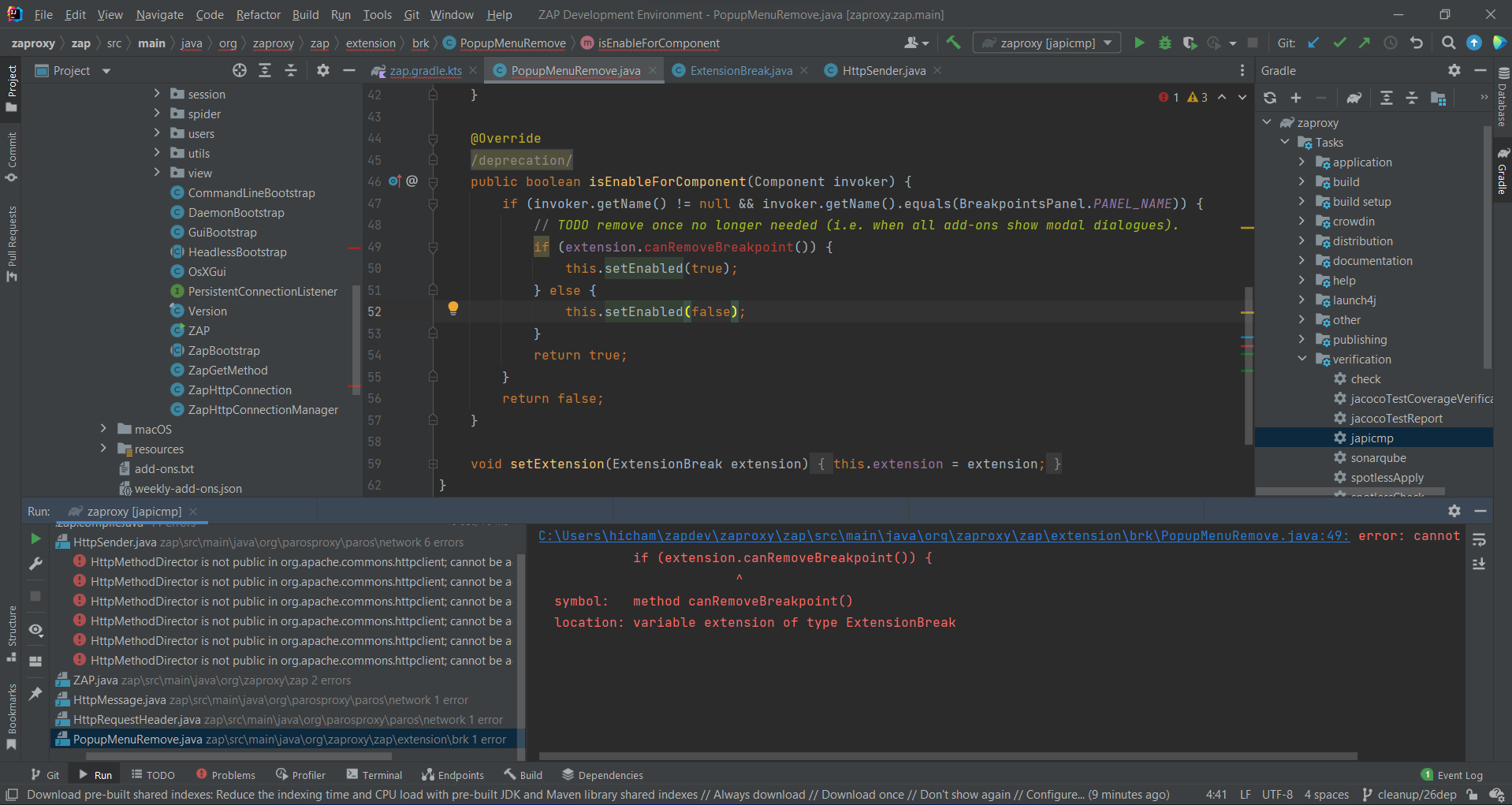 Remove code deprecated in 2.6.0 · Issue #7106 · zaproxy/zaproxy · GitHub