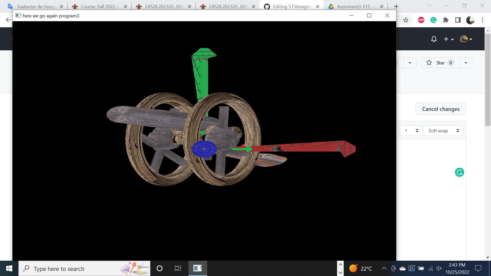 GitHub - sroberto27/515Assignment3: Cannon 3D