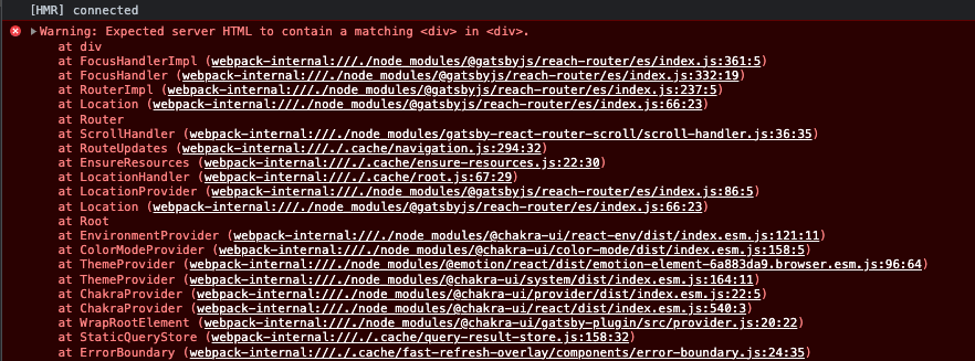 Gatsby Hydration Bug On Dynamic Route · Issue 6741 · Chakra Uichakra Ui · Github