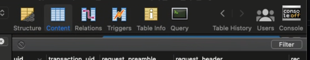 Content view Filter bar is covering up the find row · Issue #3858 · sequelpro/sequelpro · GitHub