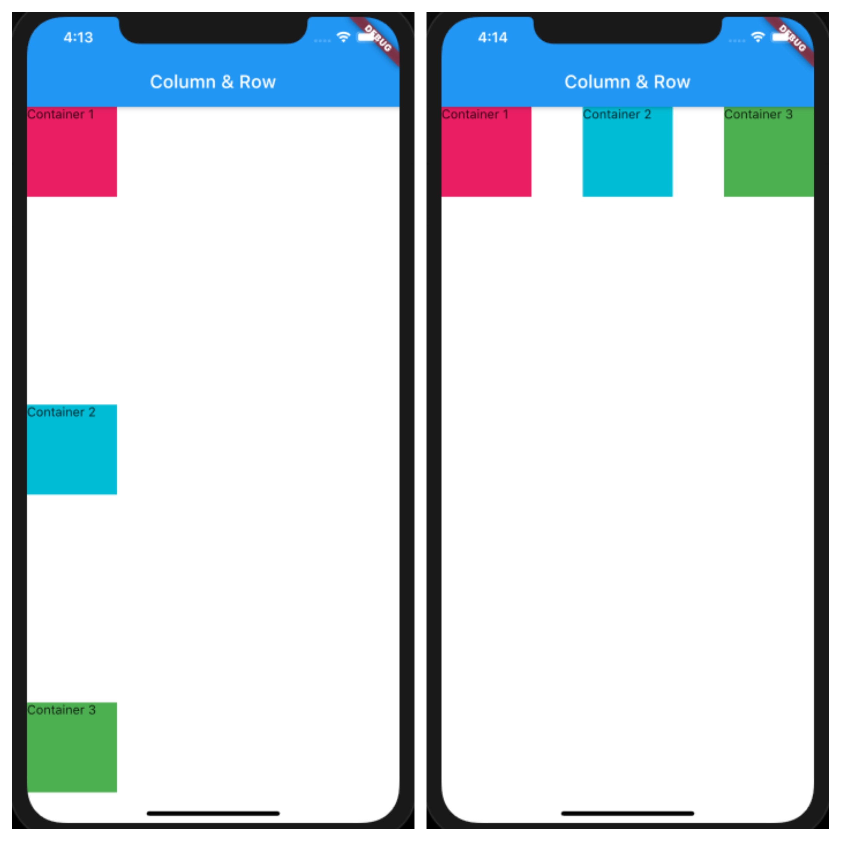 MainAxisAlignment.spaceBetween · Issue #12 · Naruuuse/Flutter-Layout-Cheatsheet · GitHub
