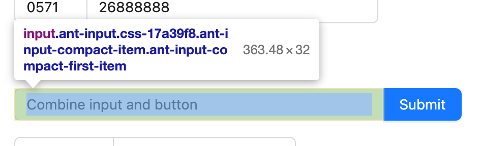 Input.Search 中 Button 比 Input 下边框布局突出半个像素 · Issue #44427 · ant-design/ant-design · GitHub