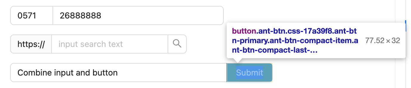 Input.Search 中 Button 比 Input 下边框布局突出半个像素 · Issue #44427 · ant-design/ant-design · GitHub