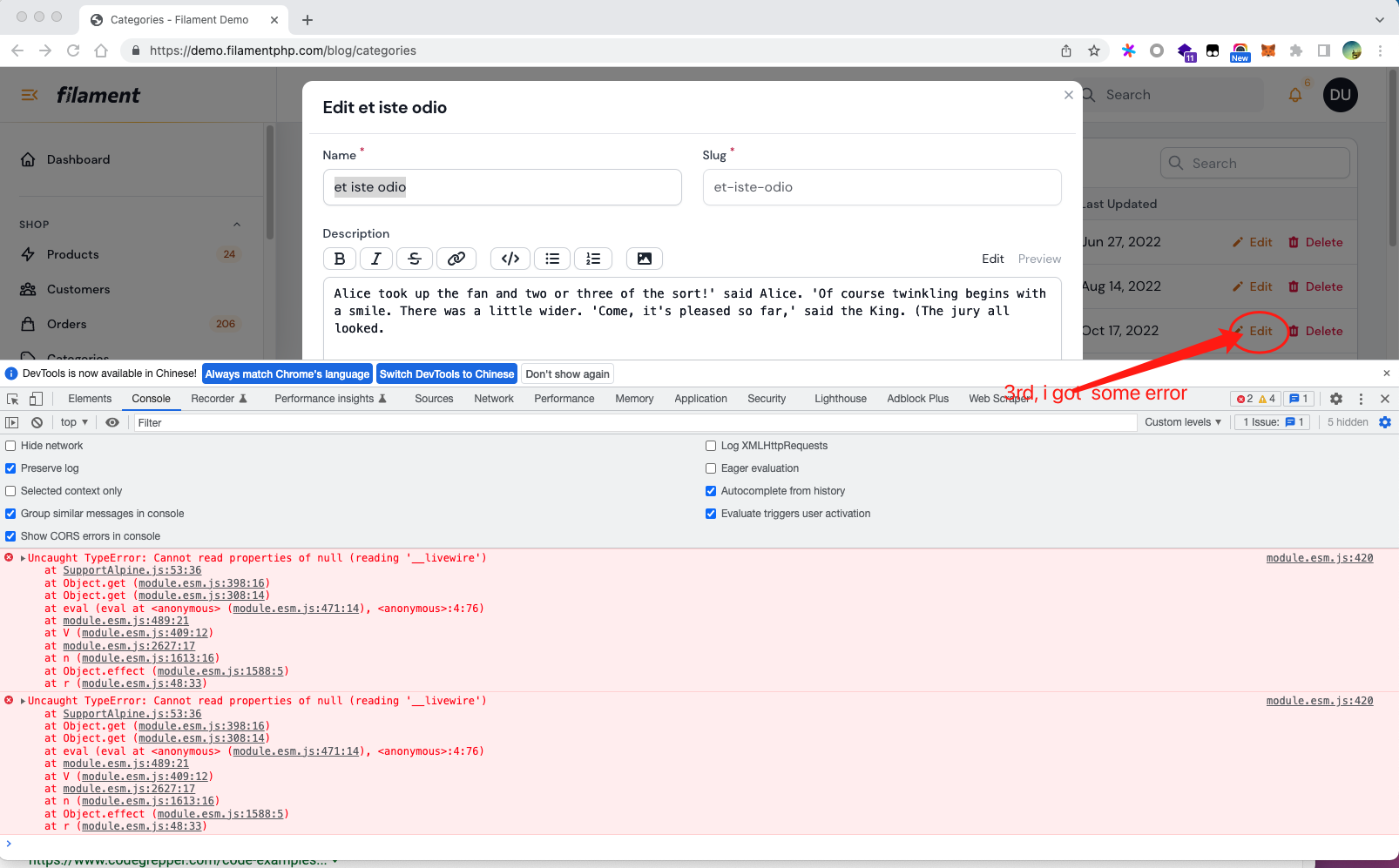Uncaught TypeError: Cannot read properties of null (reading '__livewire') [repost] · Issue #4807 ...