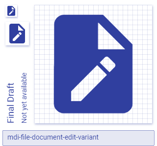 file-document-edit-variant · Issue #4307 · Templarian/MaterialDesign · GitHub
