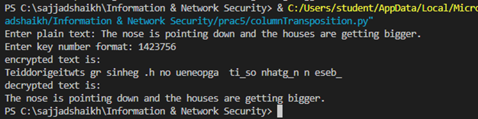 GitHub - Darkrove/Columnar-Transposition-Cipher: A columnar transposition cipher is an ...
