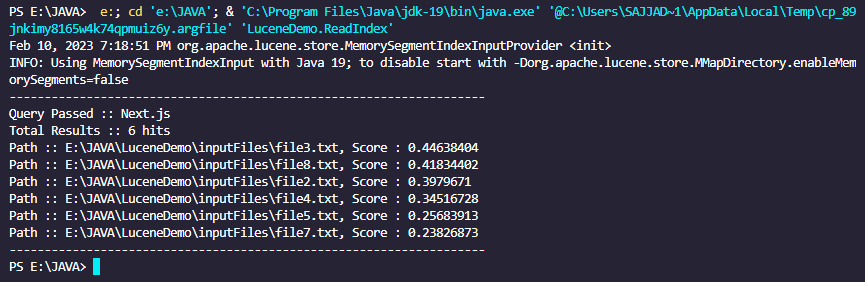 GitHub - Darkrove/Lucene-Demo: Demo of Lucene search