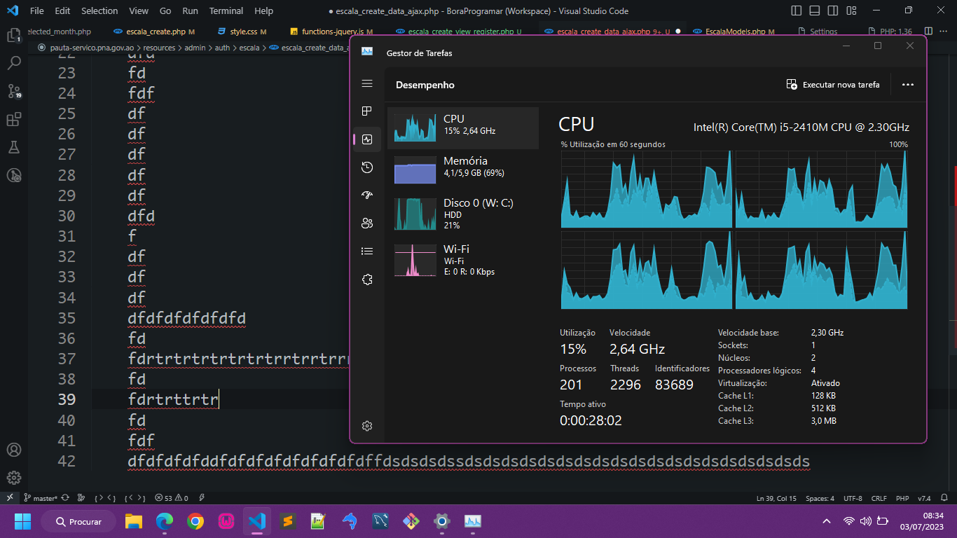 100% cpu usage on one core · Issue #185462 · microsoft/vscode · GitHub