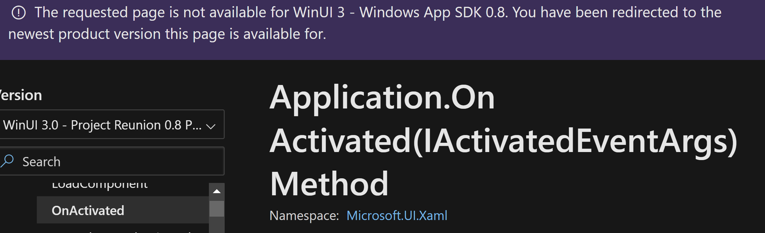 Question: [Application class has no virtual method OnActivated] · Issue #5421 · microsoft ...