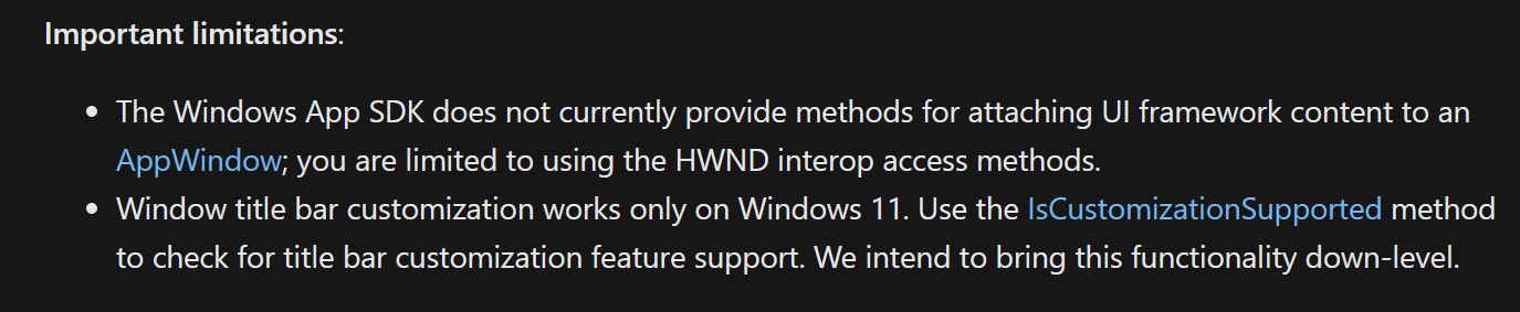 `AppWindow.TitleBar` returns `null` on Windows 10, version 2004 · Issue #6101 · microsoft ...
