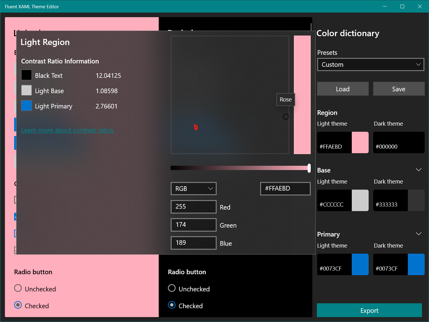 Color picker breaks when using certain system scaling percentages ...