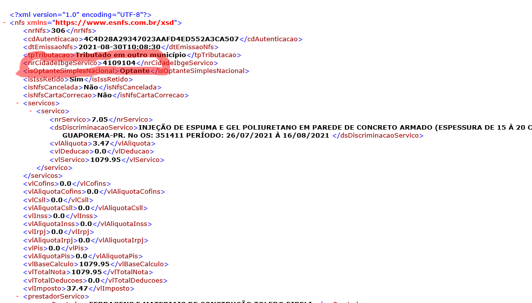 NFSeX - Equiplano - Novo campo: nrCidadeIbgeServico - ACBrNFSe - Projeto ACBr