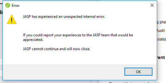 Internal Error unknown · Issue #444 · jasp-stats/jasp-issues · GitHub