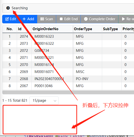 Bug Table的高度在上方的查询框折叠后不会自动拉伸，在6 X的时候是可以的 · Issue 1068 · Dotnetcore Bootstrapblazor · Github