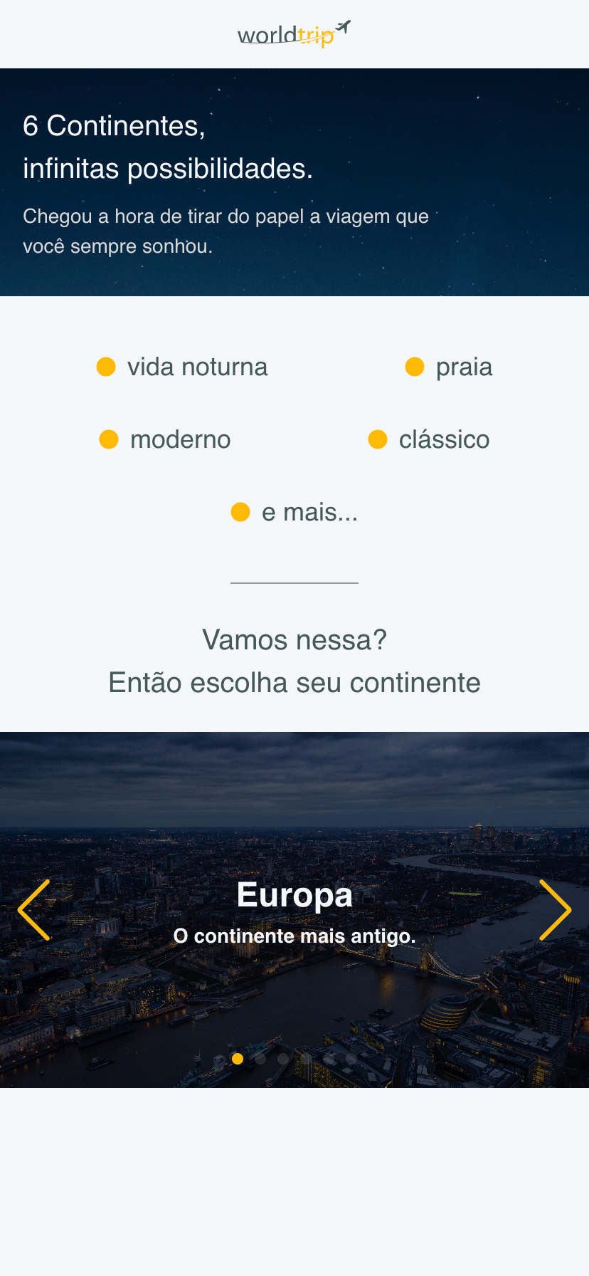 GitHub - goncadanilo/worldtrip: ️ Site de viagens desenvolvido ... GitHub - goncadanilo/worldtrip: ️ Site de viagens desenvolvido ...