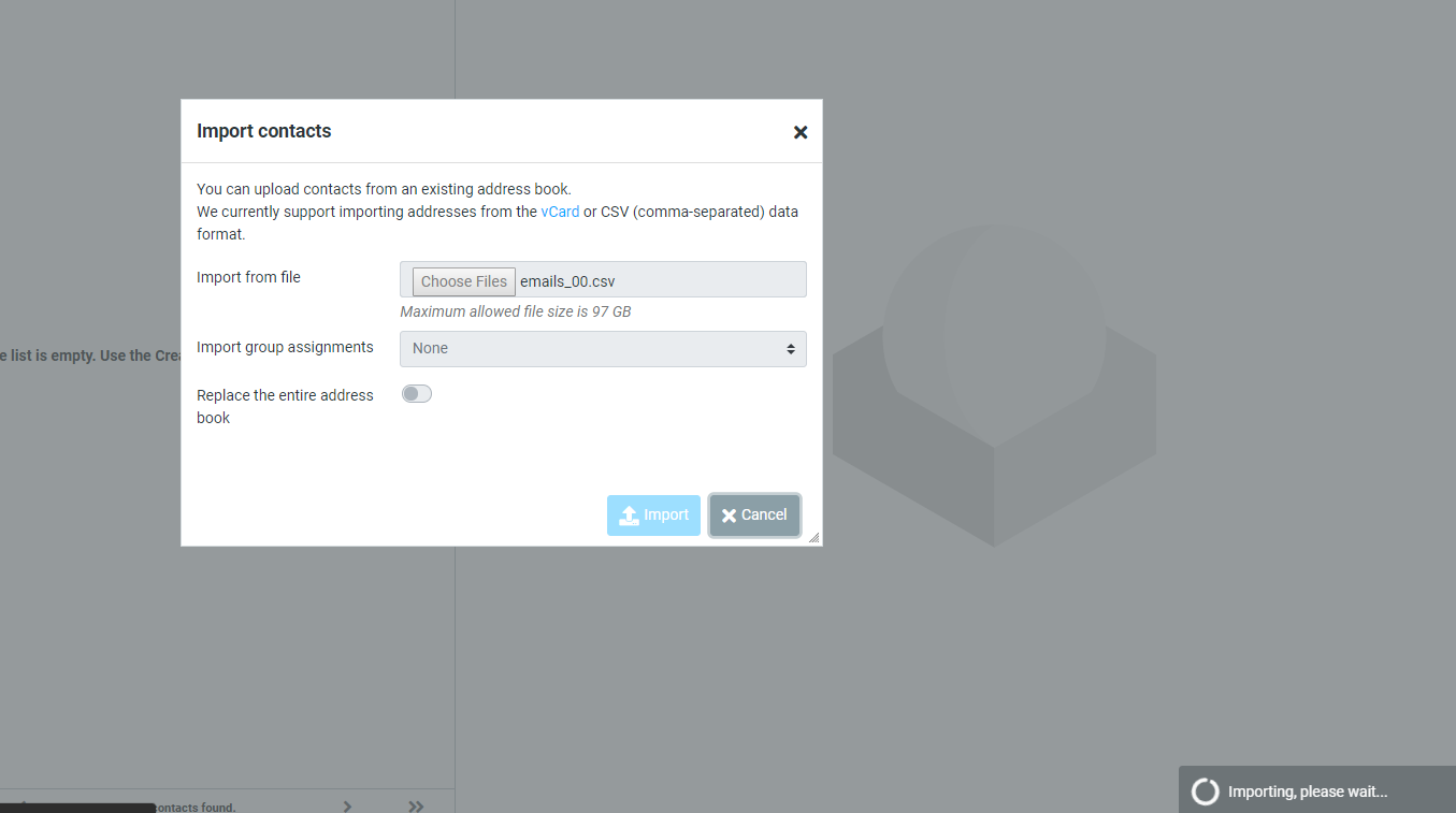 Error Importing Contacts · Issue #6881 · roundcube/roundcubemail · GitHub