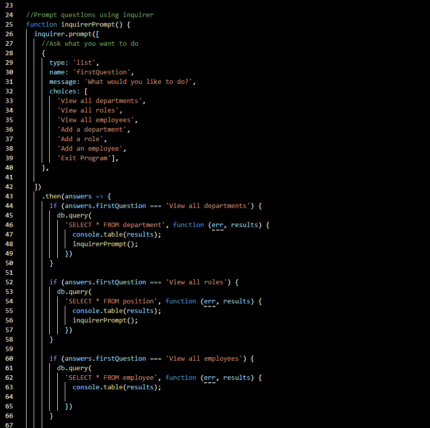 GitHub - chriscast94/employee-tracker: An employee generator that would ...