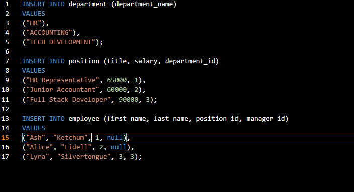 GitHub - chriscast94/employee-tracker: An employee generator that would ...