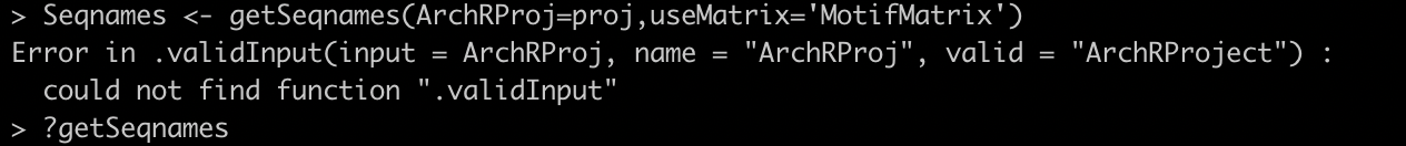 Is is possible to use getMarkerFeatures() on motifMatrix? · Issue #201 · GreenleafLab/ArchR · GitHub
