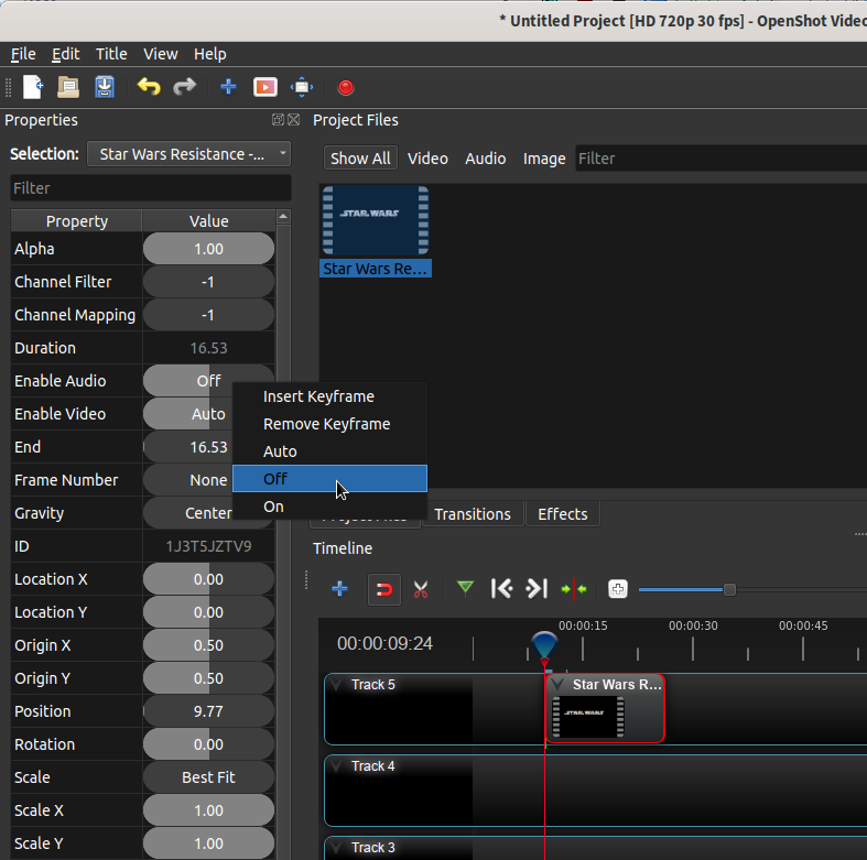 how to delete audio · Issue #4060 · OpenShot/openshot-qt · GitHub