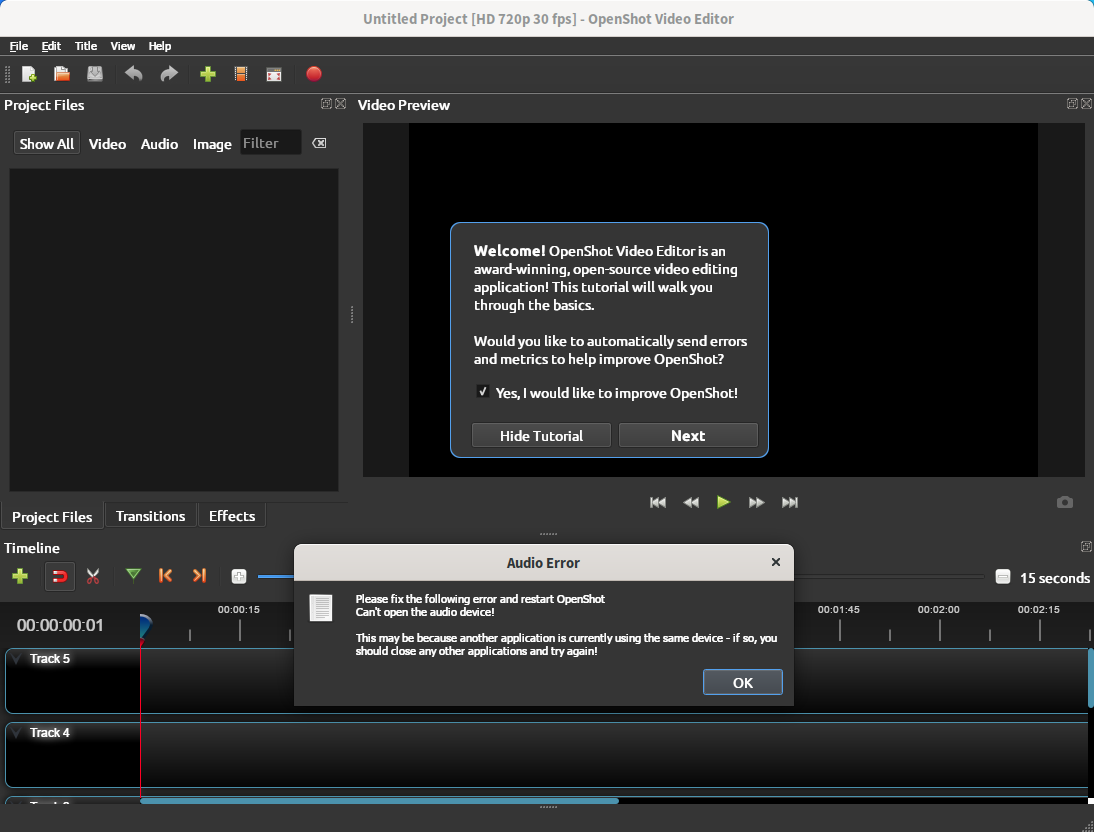 error in python script when i start up openshot · Issue #2748 · OpenShot/openshot-qt · GitHub