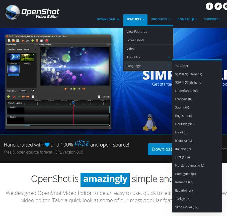 Language of Program vs website vs listed as supported · Issue #3406 ...