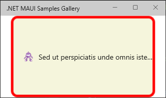 Label inside a HorizontalStackLayout inside a Border does not work with TailTruncation · Issue ...