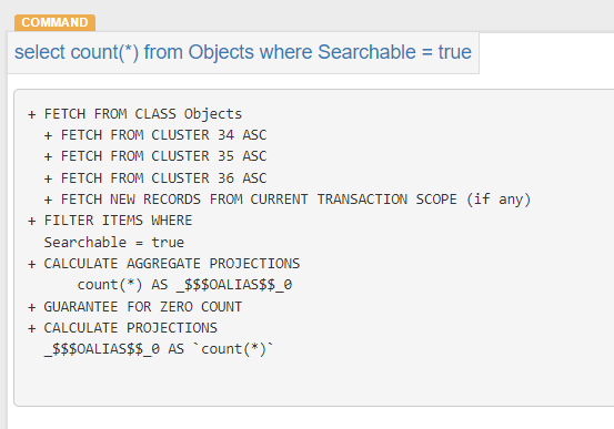 Getting heap memory issue for the count query. · Issue #10021 · orientechnologies/orientdb · GitHub