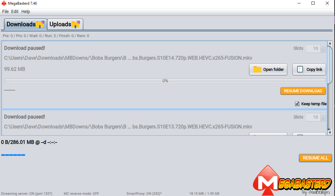 Another button not appearing bug · Issue #359 · tonikelope/megabasterd · GitHub