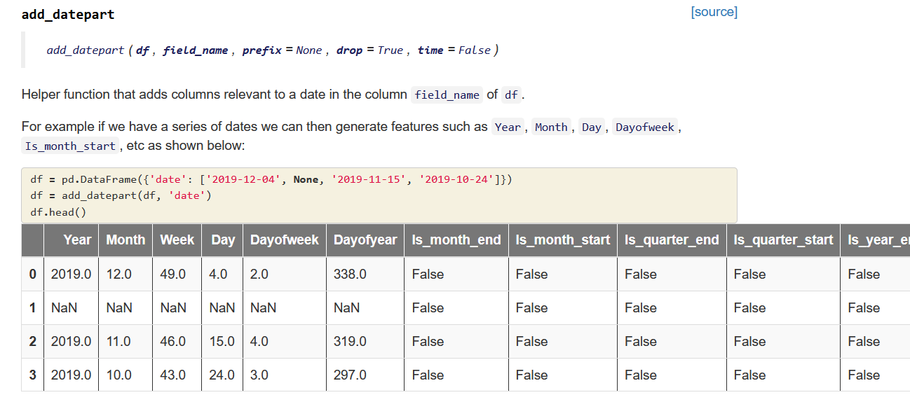 Python Add datepart Produces KeyError Stack Overflow