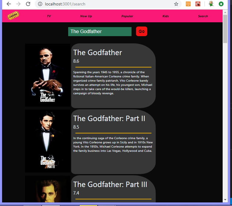 GitHub - shrey-958/cinematic-app: 🎥 🎬 A movie collection site, giving information(description ...